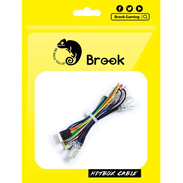 BROOK Hitbox専用 5pinボタン用ハーネス ケーブル【公式正規品】Brookファイティングボードシリーズと一緒だとコンパクトに使える。Hitbox 専用のデザイン。110型メスコネクター。コネクターが三和電子、精密電子、Game...