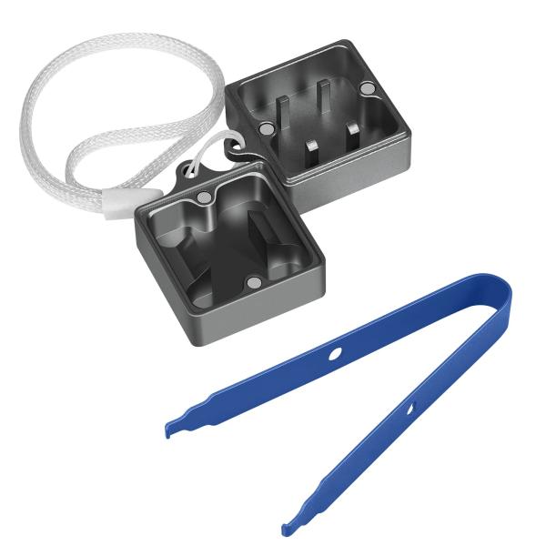 A.JAZZ 2in1キースイッチオープナー＆スイッチリムーバーセット キーボードスイッチ交換用 キーボード修理ツール キーキャッププーラー - ミニポータブル磁気 キートップ引抜工具 超軽量26グラム アルミニウム 引き抜けるキー Che...