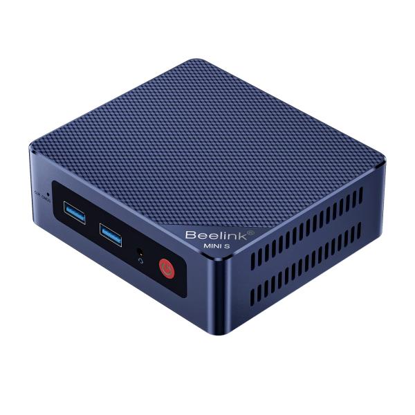 Beelink MINI-S13 Pro ミニ PC、第 13 世代 Intel Twin Lake N150 プロセッサ (最大 3.60GHz) ミニ コンピューター、12GB RAM 500GB SSD ビジネス PC、デュアル HD...
