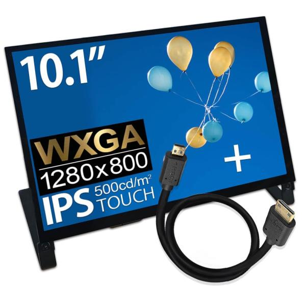 [Santek] オープンフレームタッチモニター 10.1inch SOF01010A1B Raspberry Pi用モニター 高輝度500cd IPS スピーカー内蔵 - Raspberry Pi 4/3/2/1 ZERO Jetson ...