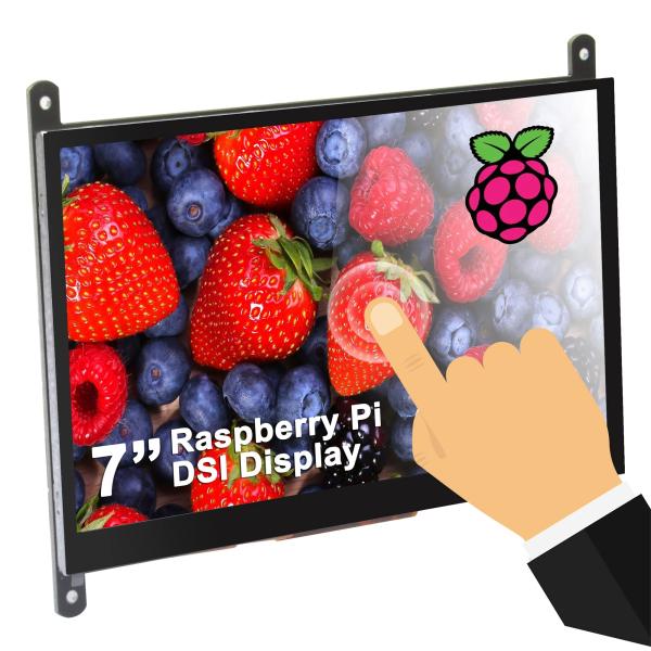 OSOYOO 7インチTFT タッチスクリーン DSIコネクタ LCDディスプレイモニター 800×480解像度 ラズベリー パイ2 3 3B+ raspberry pi 4 用 日本語説明書付きRaspberry PiのDSIインタフェー...