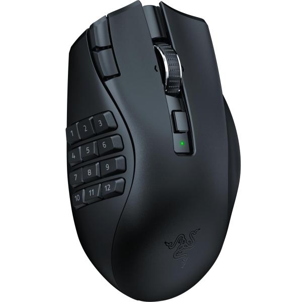 Razer(レイザー) Naga V2 HyperSpeed MMOに最適な多ボタンのワイヤレスゲーミングマウス プログラム可能な19ボタン フリースピンまたはタクタイルスクロールホイール HyperSpeed Wireless Bluet...
