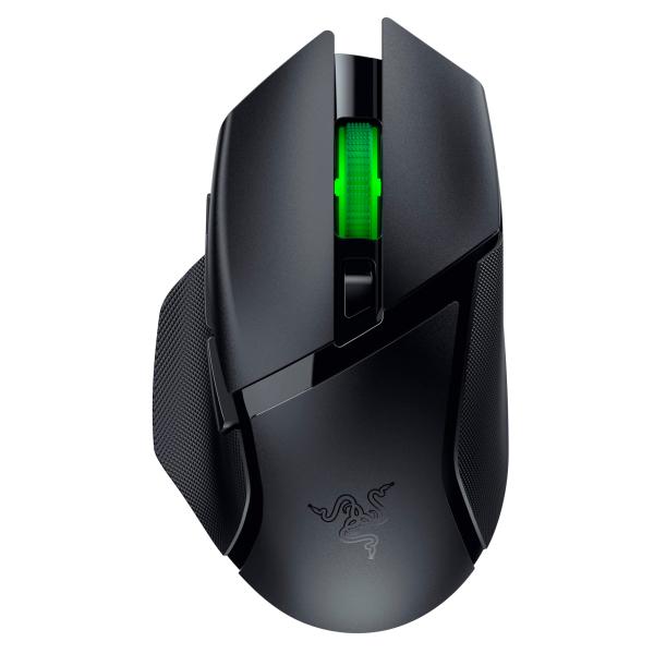 Razer Basilisk V3 X HyperSpeed ワイヤレスゲーミングマウス 超高速2.4GHz / Bluetooth接続 9ボタン RGBライティング対応 5G 18Kオプティカルセンサー 第2世代メカニカルスイッチ 単3電...