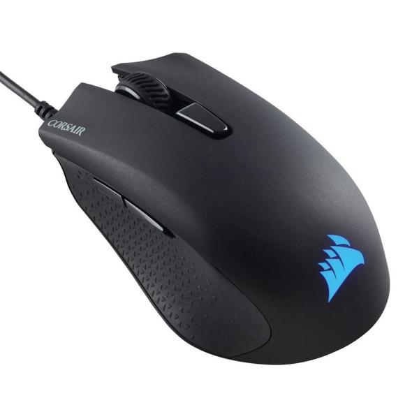 Corsair HARPOON RGB PRO ゲーミングマウス MS370 CH-9309011-APMS370 保証2年12,000dpiまでの解像度調整が可能85gの軽量設計ボディ6つのプログラマブルボタンを搭載ボタン耐久性に優れるオ...