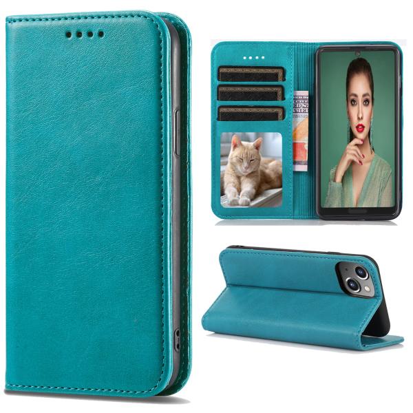 Mectoo iPhone 13 ケース 手帳型 アイフォン 13 2021年 財布型 case スマホ 携帯カバー 肌触り良い 肌感レザー 柔らかいTPU カード収納 マグネット式 スタンド機能 ストラップホール付き 薄型 軽量 360度...