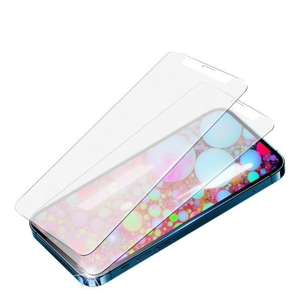 MINIKA ガラス フィルム アンチグレア iPhone 12 Pro 用の 保護 フィルム ア アイフォン 12 用 ガラス フィルム さらさら【ノングレア/つや消し/指紋防止/指滑り//2枚セット】【対応機種】 iphone12 / ...