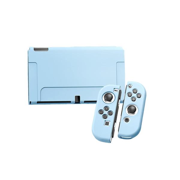 SHEAWA Switch OLED 有機ELモデル用ケース 保護ケース カバー かわいい TPU 耐衝撃 アクセサリー (ライトブルー)対応機種:任天堂Nintendo Switch ニンテンドー スイッチ有機ELモデル柔軟性と頑丈さを兼...