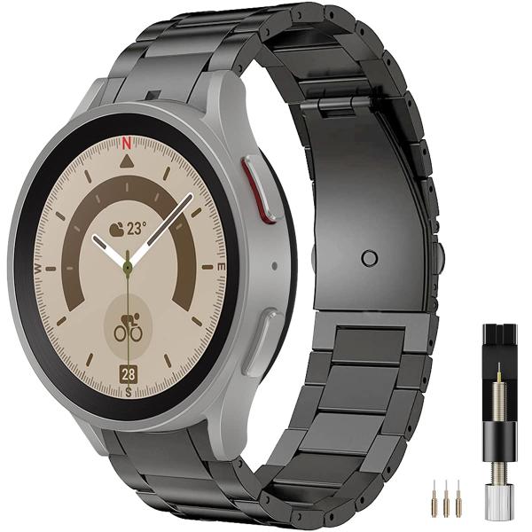 [Miimall] 【高級チタンバンド】 Galaxy Watch 6/5/watch 4/watch 4 classic チタンメタルバンド ギャラクシー ウォッチ5 pro ベルト ギャラクシー ウォッチ5 pro交換用バンド チタニウ...