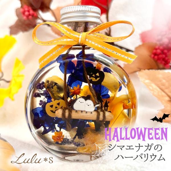 【発売日：2026年09月28日】【サイズ・容量】幅：約8cm × 奥行：約4.5cm × 高さ：約10.5cm容量：150ml【主な使用素材】プリザーブドフラワー、ドライフラワー、シマエナガパーツ、ハロウィンパーツ（かぼちゃ・お城など）、...