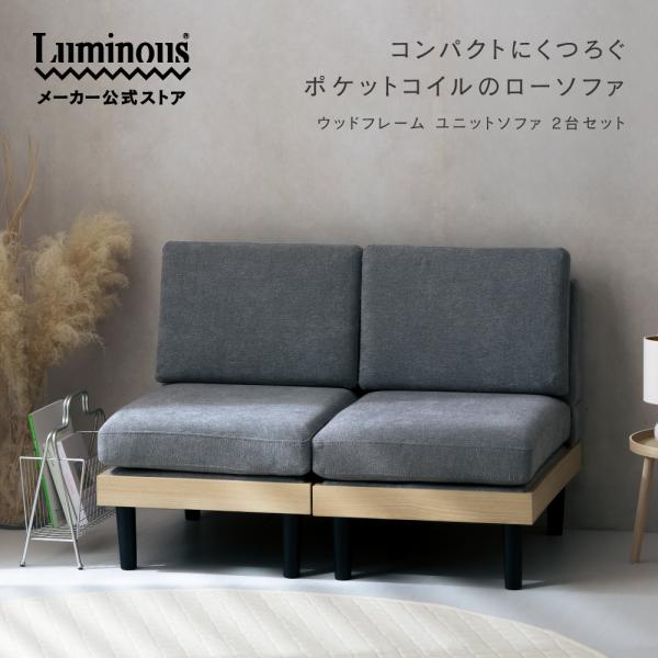 【こちらはユニットソファ2台セットの購入ページです】■暮らしに合わせて、組み合わせもスタイルも自由自在。コンパクトなロータイプの1人掛けソファです。■一人掛けはもちろん、台数を増やして2、3人掛け以上でも。■ソファの脚は着脱可能で、ローソフ...