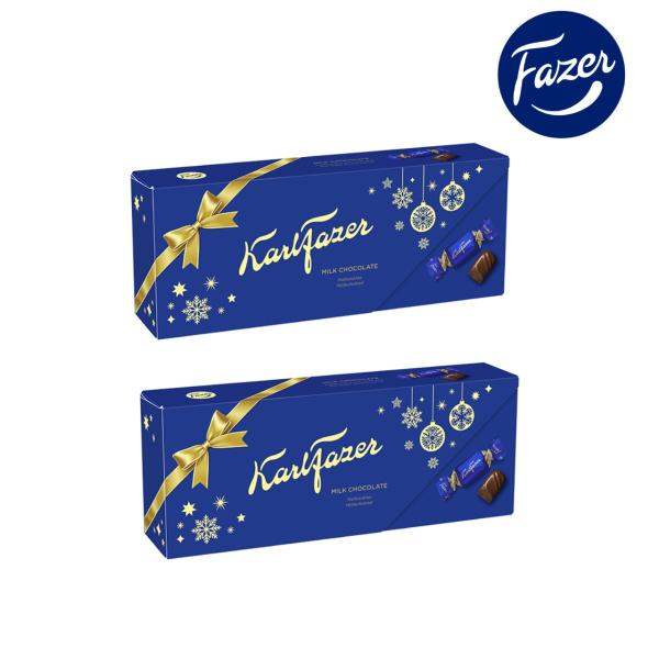 フィンランドの老舗チョコレートブランド「ファッツェル」が誇る人気商品、カールファッツェル ミルクチョコレートの2個セットです。濃厚でまろやかなミルクの風味と、なめらかでとろける口どけが楽しめる北欧定番の味わい。世界中のチョコレートファンに愛...
