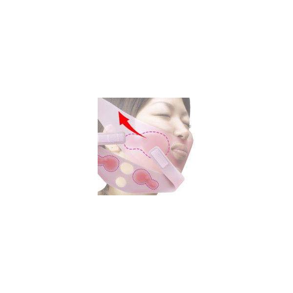 【商品名】揉まれるフェイスマスク【素材/品質】シリコーン樹脂【カラー】ピンク【サイズ】幅10.8×横63.5cm×厚さ(最高) 0.6cm【重量/内容量】約55g【原産国】日本製　プレゼント