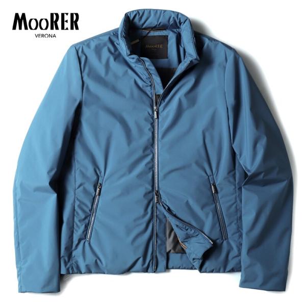 【40%OFF】 MOORER / ムーレー｜防水透湿ポリエステルタフタショートブルゾン(ALCIDE-STP)｜（AVIO）｜ 3シーズン ナイロンジャケット パデッドブルゾン メンズ イタリア アウトレット