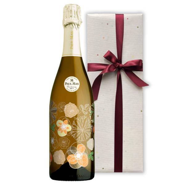 【ワインギフト】プリマ ペルラ ブラン ド ブラン シャルドネ ブリュット セリグラフィ 花柄ボトル ギフトボックス・ラッピング込Prima Perla Blanc de Blanc Chardonnay Brut Serigraphyワイ...