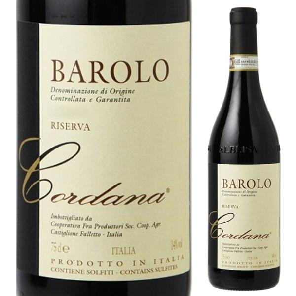 バローロ リゼルヴァ コルダーナ 2015Barolo Riserva Cordana 2015ワイナリー：コーペラティヴァ フラ プロデュットーリ Cooperativa Fra Produttori原産国：イタリア　　産地：ピエモンテ格...