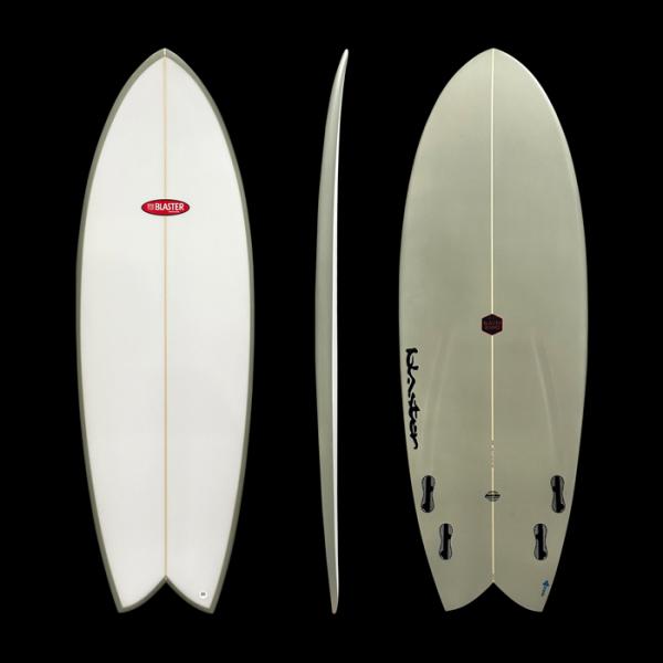 PUフォームバージョンと同じシェイプライン、カラーのEPSフォームバージョンになります。重量が約５００グラム軽くなっています。オールドのレトロなフィッシュタイプに、現代使用されているシェイプラインを融合し、さらにはクワッドフィンを採用するこ...