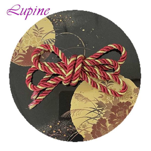 髪飾り　成人式　結婚式　組紐 　和装には必須アイテムの高品質のツイストロープ【セット内容】赤金紐　約1m☆ 和装の結婚式はもちろん、成人式、卒業式にもぴったりの髪飾りです。白無垢、洋髪の挙式や前撮りにも本当におすすめです！【特徴】◆Uピン等...