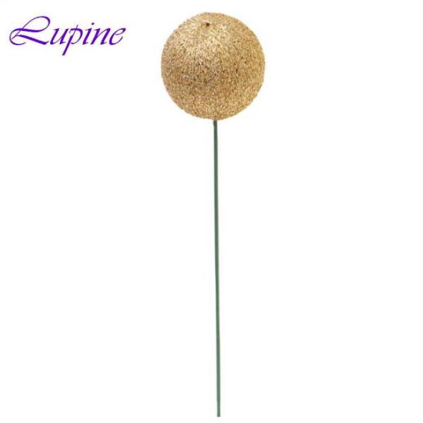 【全国送料無料】カラフルボール　3cm (単色同サイズ 6本袋入)ボールピックサイズ　Lサイズ　　径3cm 全長約15cmカラー　シャンパンゴールド入数　　1袋12本入り【注意事項】お使いのディスプレイや照明により、色味や風合いの見え方に違...