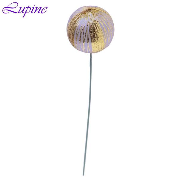 【全国送料無料】カラフルボール (1袋12本入り)　 BK/GO VD-6877Sサイズ　　径2cmカラー　クリームゴールド 全長約15cm 　1袋12本入り他に、クリームゴールド（Sサイズ）ブラックゴールド（Lサイズ、Sサイズ）　シャンパ...