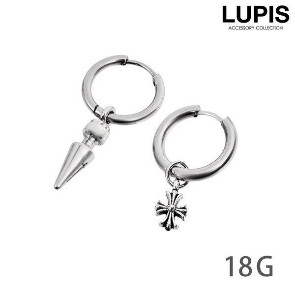 品番 : p0301ゲージサイズ : 18G内径 : 約12mmモチーフサイズ : (クロス)高さ約8mm × 横幅約7mmモチーフサイズ : (スパイク)高さ約16mm × 横幅約5mm素材 : 316Lその他 : モニター・撮影環境によ...