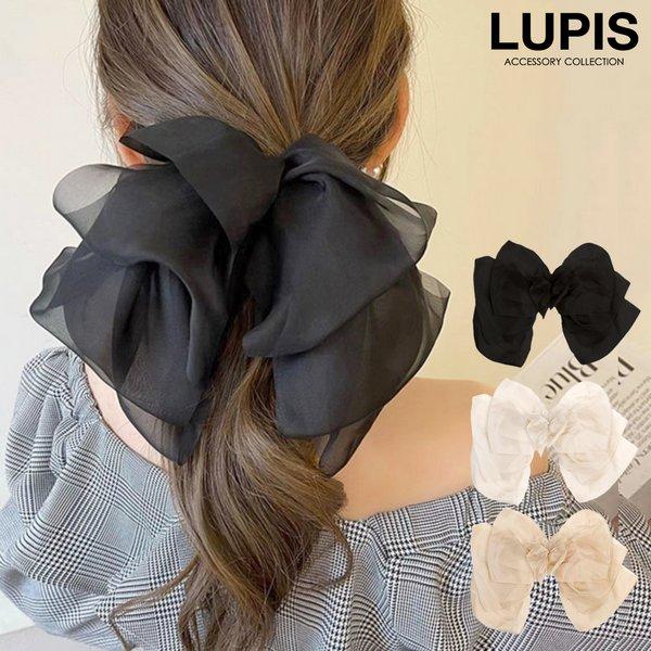 品番 : v1993モチーフサイズ : 横幅約25cm × 高さ約16cm留め具サイズ : 横幅約10cm × 高さ約1cmその他 : モニター・撮影環境により実際の商品と色味が異なる場合があります。商品の説明ふわふわシフォン素材のBIGリ...