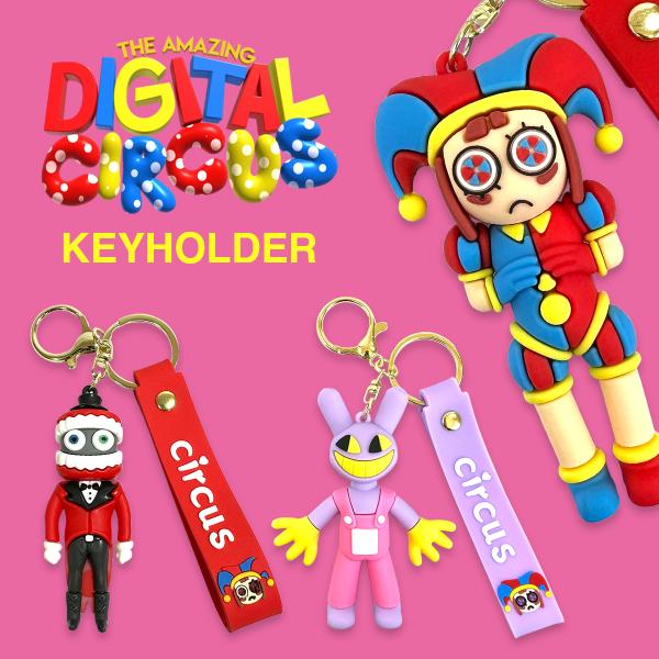 【商品説明】The Amazing Digital Circus ( ザ・アメイジング・デジタル・サーカス )のラバーキーホルダーです。【カラー/サイズ】ポムニ縦8.7cm横4.3cmストラップ10cm47gジャックス縦8.8cm横7cmス...