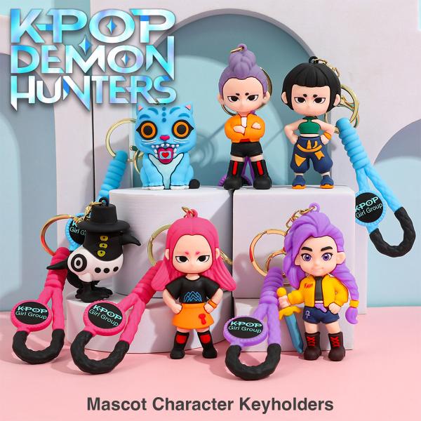 【商品説明】KPOPガールズ! デーモンハンターズのマスコットキーホルダーです。【デザイン】ルミミラゾーイダーピー (タイガー)スージー (カササギ)【サイズ】縦8cm横5cmストラップ9cm全長21cm【KPOPガールズ！ デーモン・ハン...