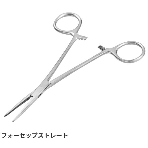 三段ロック仕様でフックをしっかりホールド。出っ張りのないストレートタイプ。耐久性のあるステンレススチール製。