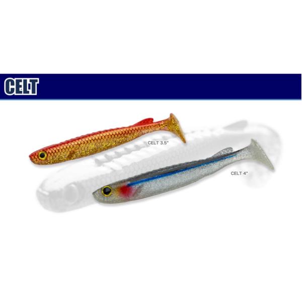 「ケルト」は、十分な飛距離とスローからファストリトリーブまでの高い対応力を求めて開発された、細身のシャッドテール。背面がフラットなワイドボディは安定したスイミング姿勢を保つ効果があり、ティアドロップテールはわずかな水流でもすばやく水をつかみ...