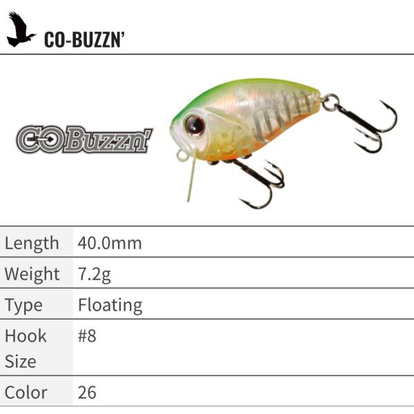 LITTLE DYNAMITEコバジンは単なるサイズダウンプラグではなく、他では代用の効かない爆発的なパンチ力を秘めている。それは、小さいから釣れる、というレベルの物ではない。年々プレッシャーが高まるタフなフィールドや、先行者によりハイプレ...