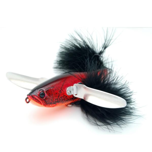 ビッグクロウラーベイトDODGE（ダッジ）は、その外観とは裏腹に極めて実釣能力の高いフィネス的要素を持った一撃必釣のトップウォータープラグです。中速リトリーブでも一般的なクロウラーベイトのように水面を撹拌し魚を魅了しますが、超低速域における...