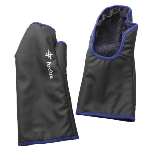 風や水を通さないポリウレタン加工を施したストレッチ性のある表地に、毛足の長いボアフリースをライニング。手首の保温性を高めるロングカフスパターンも採用した、Foxfireのラインナップ中で最も防寒性に優れたハンドウォーマーです。手の甲と手首は...