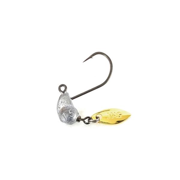 五目対応！マイクロブレード付きジグヘッド。 “ブレードのフラッシングでいろんな魚が、寄って来る来る！！“オリジナルマイクロブレードを埋め込みスイベルに装着することで、ゆっくり動かしてもしっかりとブレードがフラッシング。ワームのアクションにも...