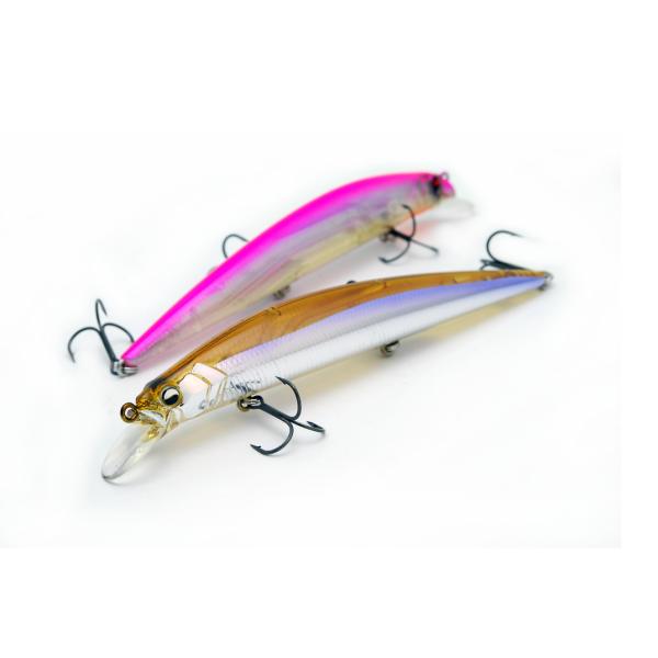 LEVEL MINNOWは、「飛距離」「アクションレスポンス」「レンジ対応能力」という3つのキーワードを徹底追求した125mmクラスのミノープラグです。