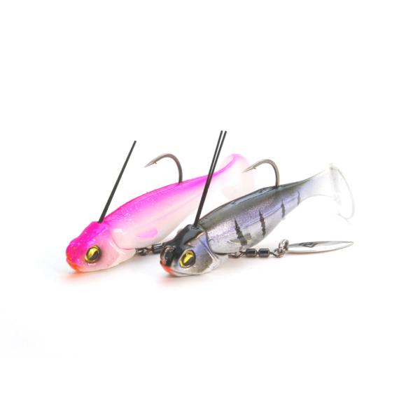 LURE SPEC　Quantity: Weight : 5g / 7g Price : ￥1,200HEADSWIMMER LIBEROは、対厳寒期用のルアーとして開発したジグヘッドタイプの超小型スイムベイト。ブラシガードを装備したヘッド...