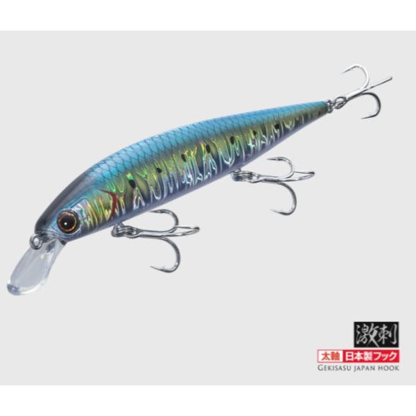 サワラに効く、ジャーキングミノーの傑作2026年2月発売トータルバランスを重視した設計により、あらゆるジャーキングに対応。引き重りがなく、軽快なダートを可能にした。前傾姿勢でピタリと止まり、よどみなくダートへ移行。安定した動作が、サワラをは...