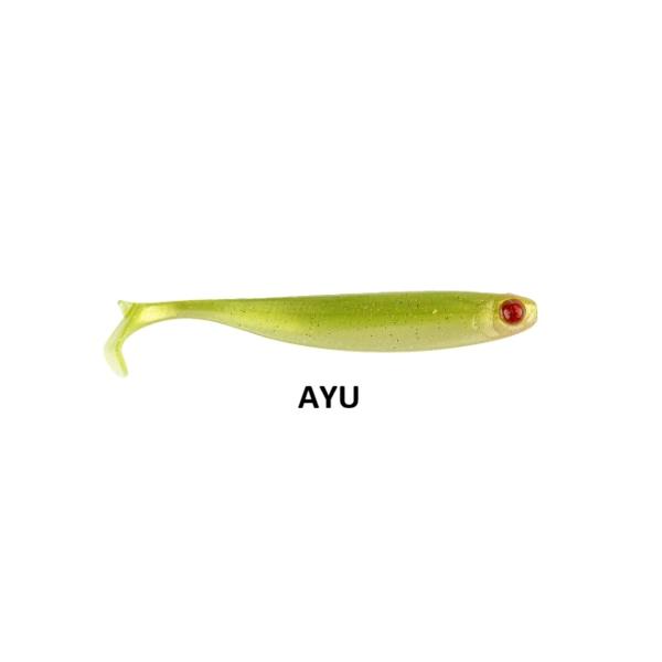 【処分価格】Mustad　Mezashi Soft Lure Z-TAIL MINNOW 3INCH