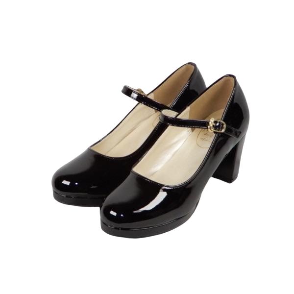 lus.2282 ストラップ付パンプス 厚底 ヒール7cm 歩きやすい 走れるパンプス プラットフォーム :2282:lustre Yahoo!店 - 通販 - Yahoo!ショッピング