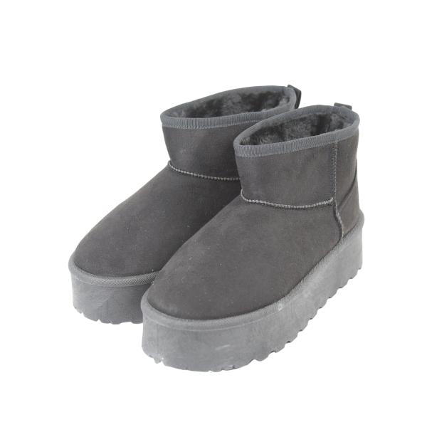 lus.524 厚底ムートンブーツ レディース プラットフォーム5.0cm :524:lustre Yahoo!店 - 通販 - Yahoo!ショッピング