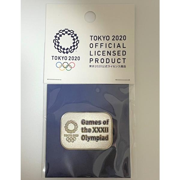 「商品情報」状態：新品未使用「主な仕様」東京2020オリンピックの大会呼称マークであるGames of the XXXII Olympiadをデザインに施したマグネットタイプのピンバッジになります。素材：亜鉛合金サイズ：33.5ｍｍ×24m...