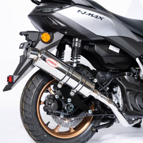 【商品名】・HMS製 MARK4 ステンレス サイレンサー【メーカー品番】・MARK4-367-01【対応車種(型式)】・ヤマハ NMAX155 (8BK-SG92J)【適合年式】・2025年モデル以降のNMAX155に対応※O2センサー２...