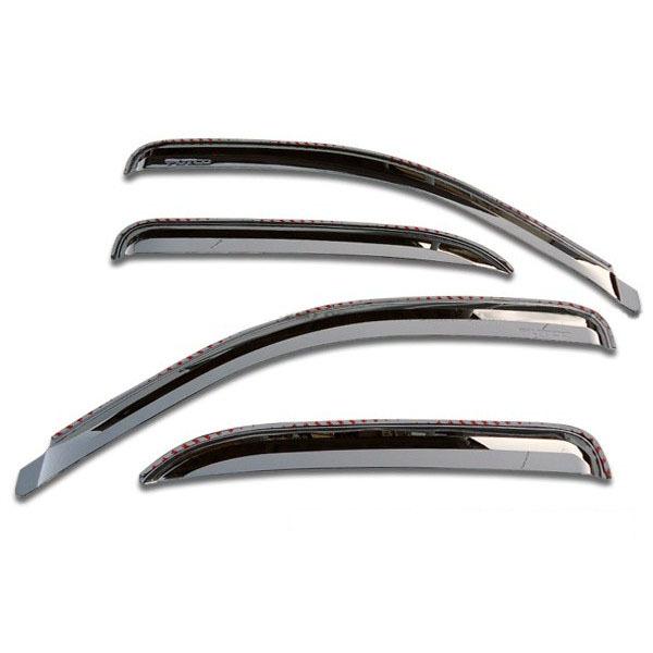 タホ / ユーコン クロームウインドウバイザー状態 ： 4pc 新品メーカー ： Putco (MADE IN USA)材質 ： ABS樹脂適合車種 ／07-13y シボレー タホ07-13y GMC ユーコン※ロングボディー不可取り付けは...