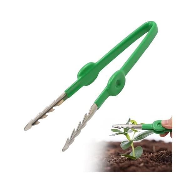 色の参考画像/-/KKLM・最適な設計苗の移植や草むしり、土ほぐしに理想的で、逆歯デザインにより強い挟む力を発揮する、便利な園芸用ピンセットです。・商品特徴優れた機能性と高品質な素材を採用し、快適で便利な使用感を実現します。・便利な持ち運び...