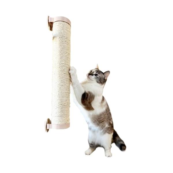 モダンナチュラルベージュ/ロング/scratcherpole・?どんな猫ちゃんものびのび爪とぎ ienekoの爪とぎは、どんな猫ちゃんものびのびと爪とぎをできるように、高さ48cmのロングサイズ設計です。 猫ちゃんはストレッチと爪とぎを一緒...