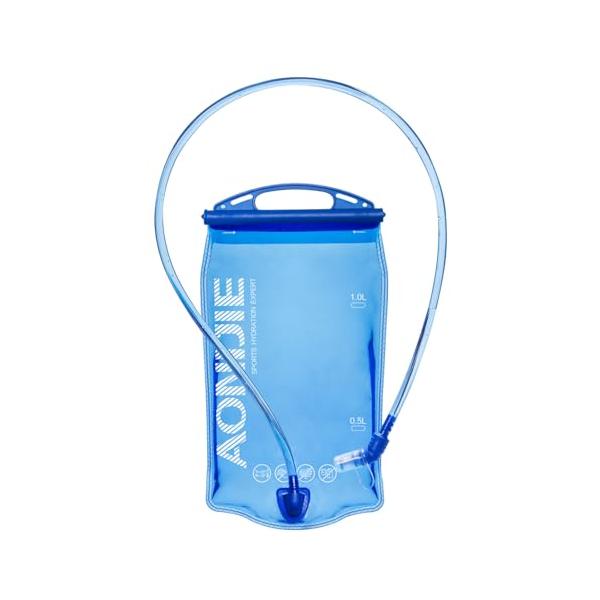 A-ブルー-1L/-/SD51・Color:A-ブルー-1L・?無臭の素材ハイドレーションはTPU/PEVA材料を採用しており、BPAフリー、ゴム臭さはありません。使用温度範囲は-20℃〜50℃です。牛乳、ビール、フルーツ、ジュースなどは入...