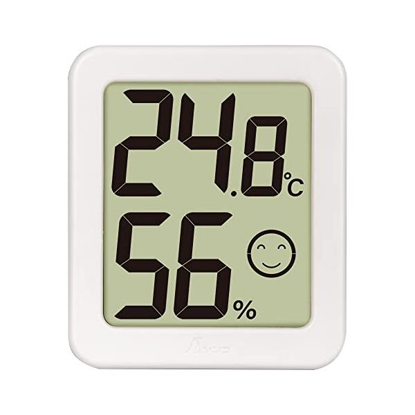 ホワイト/-/73244・Color:ホワイト・パッケージ個数:1・測定範囲：温度0〜50℃ 湿度20〜95%・精度：〈温度〉0〜50℃：±1℃ 湿度：30〜90％：±5% それ以外：±10%・インフルエンザ・熱中症の注意レベルをお知らせし...