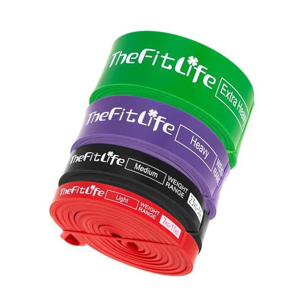 レジスタンスバンド赤/黒/紫/緑/-/-・Color:赤/黒/紫/緑・パッケージ個数:1・一目でわかる：本格的なトレーニングを行いたいという方におすすめなのはこのTheFitLifeトレーニングチューブです。負荷のコードがチューブに明記され...