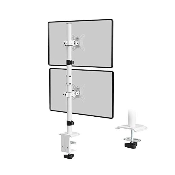 ホワイト/WLMA-20PW/-・Color:ホワイト・商品仕様本製品は最大32インチまでの液晶ディスプレイを上下に2枚配置できるデュアルモニターアームです。最大の特徴は80cmのロングポールを採用しており、高い位置にモニターを配置すること...
