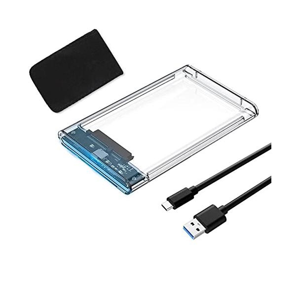 ブラック、クリア/-/Type c・Model:Type c・1.高い互換性HDD / SSD、Mac Windows Linux搭載のコンピューター・ノートパソコン対応の 2.5インチ HDD ケースです（6TBまで）。機械HDD、TLC...