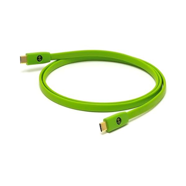 グリーン/-/d+USB Type-C to C classB 1.0m・パッケージ個数:1・ケーブルUSB2.0HI-SPEED導体高純度銀メッキOFC・導体サイズ23AWG/30AWG絶縁体ポリプロピレン/ポリエチレン・シールド90%編...